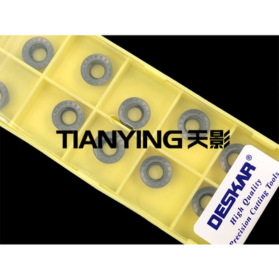 DESKAR数控刀片RPMT08T2MOE/RPMT10T3MOE/RPMT1204MOE-JS LF6018