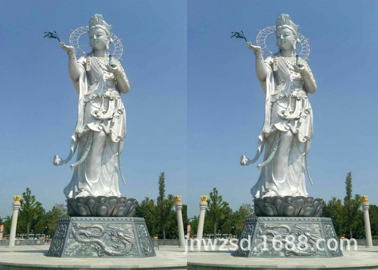 恒旺石雕仙女像 广场装饰仙女雕塑石刻价格 户外七仙女雕像图