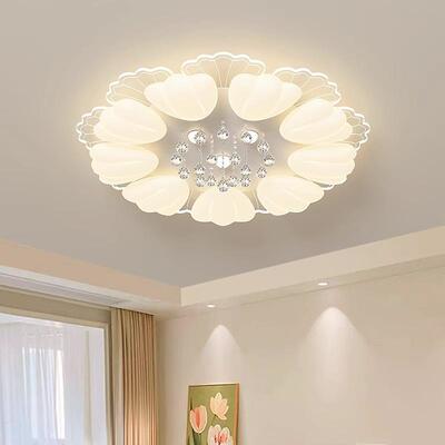 客厅大厅主灯简SS-00058中山灯具奶油吸全光谱护眼客厅灯风约大气