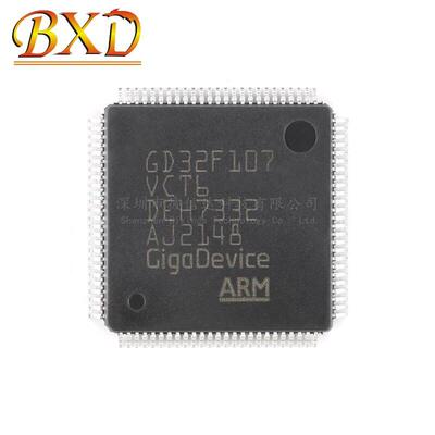 原装GD32F107VCT6 LQFP-100 ARM Cortex-M3 32位微控制器-MCU芯片