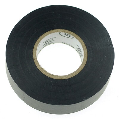 开拓 阻燃电工胶布3米大卷20M耐高温防水黑色电气专用胶带 220111