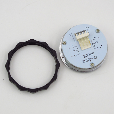 BR38A电梯按钮 KAN-JB0619按钮 白光蓝光盲文数字按钮 电梯配件