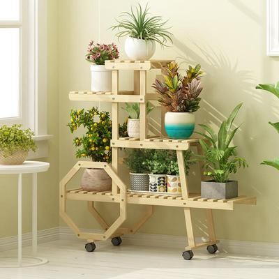 腐花防架子多层室外实STM20190木阳台物架绿萝内落地吊兰客厅花盆