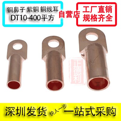 铜鼻子DT16 25 35 50 70 95 120 150 185 240 300  线鼻子 铜线耳