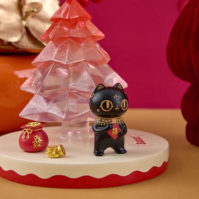 大博物馆盖亚·安德系森猫和她的朋英友们发发树氛RSU列围灯摆件