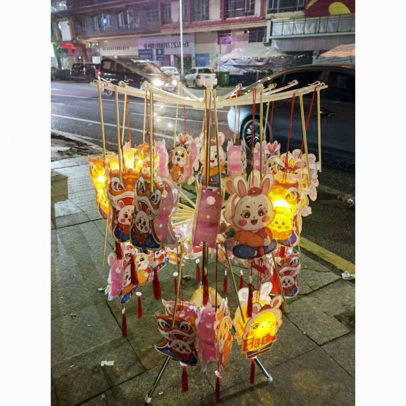 摆摊装备伞形可折叠架便携轻便多功能花灯挂架其他其它绢花无