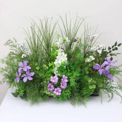 婚庆地排花森花花排装饰婚礼花假莫花路引T台花ltao1025艺奈风绢