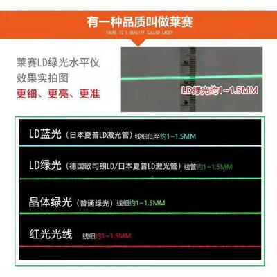 莱赛L强G光12线LS666S水平仪VLB高度超亮绿光红光红外线自动调精