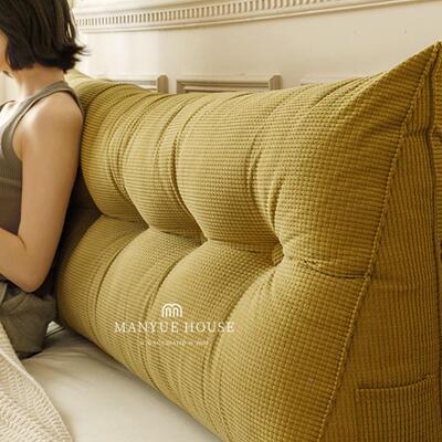 MlifeF98HHTM6.感床玉米绒头三米角靠垫沙发腰靠枕榻榻双人软包含