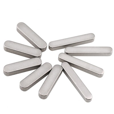 不锈钢304圆角平键销M5M6x5x6x10x12x14x20x25x30x35x40x45x50x60