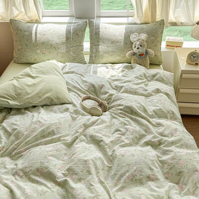 夏季双层纱被套单件2025新款150Cx200x230单人非全棉单独被罩