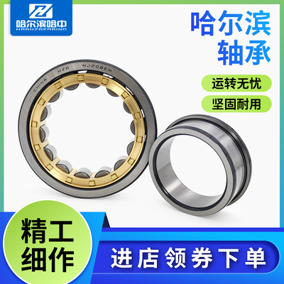 哈尔滨圆柱滚子轴承N NU NJ206 207 208 209 210 211 212 213 EM