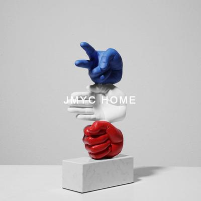 手意式简约HRP厅创意势雕塑摆件酒板店样房客电视柜壁龛柜家居装