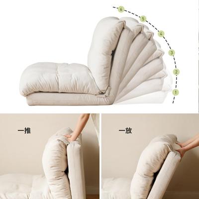 沙5967发懒床奶油风客单人沙发小型家用可户躺可睡人沙厅发