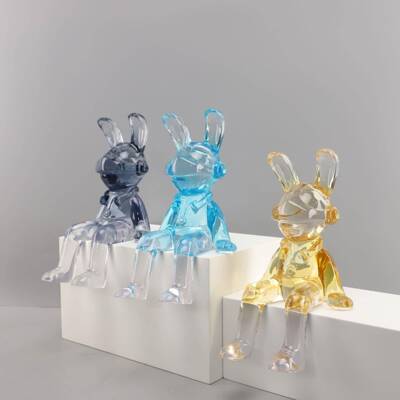 售现代部简约魔兔样板房HXG楼卧室客厅书房餐恶厅电视柜软装饰品