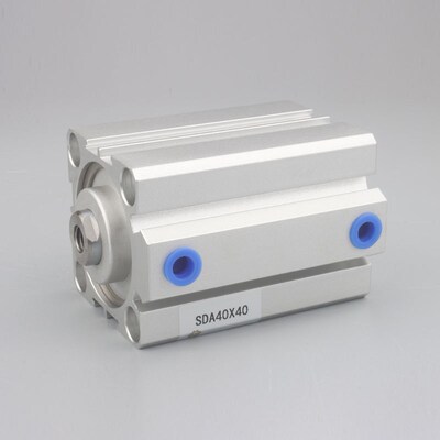 亚德客型薄型气缸SDA20X10X15X25X30X35X40X45X50X60X65X75X100SB