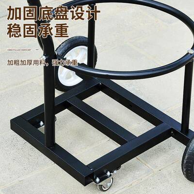 升级四轮倒水静音手家拉式小KCU推轮车倒垃圾运水桶车农村用泔水