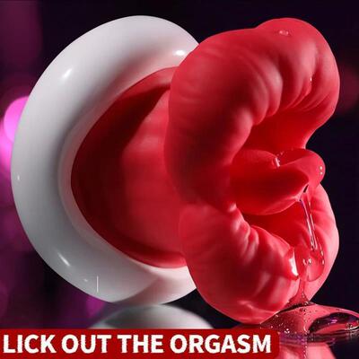 AAV Soft Clitoral Nipples Vagina Stimulator Licking Tongue V