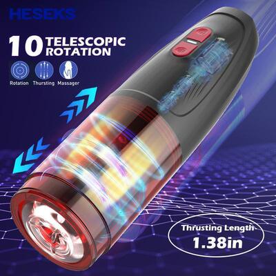 HESEKS Automatic Rotating Thrusting Stroking Male Masturbato