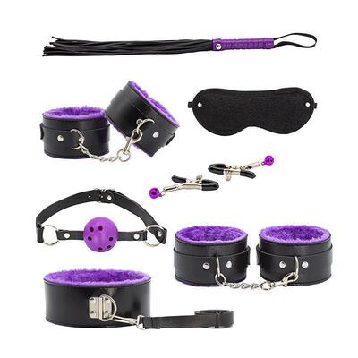 7PCS plush sm adult erotic for couples bondage set sex toys