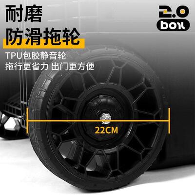 邦172.0系列工业多功能拉级杆箱龙组合式堆叠金工具箱五工具收纳