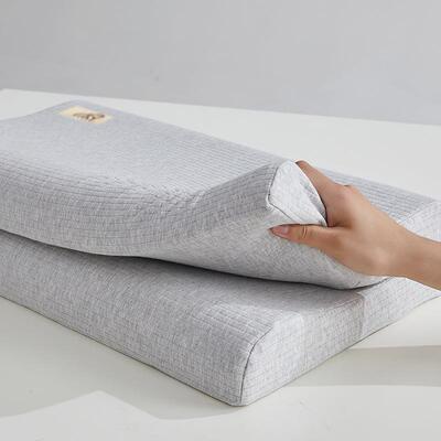 202护5新款EGTA枕类全棉乳胶低薄单人高低舍颈枕头学生宿睡觉枕头