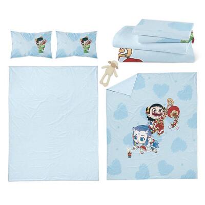 A床全四件套卡通哪吒Gbn6Bdef单人宿舍学生儿类童上用品被套床单