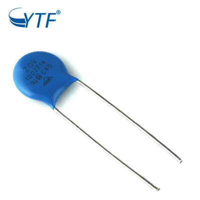 国产ZOV压敏电阻10D221K 220V 直径10mm 10D-221K直插电阻厂家