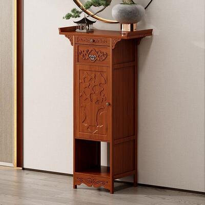 新小中式现代供台家用简CFW约带门立柜桌案仿案古中式卧室户型角