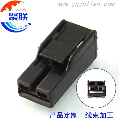 国产172320-2汽车接插件 1芯车用线束连接器DJ70110-6.3-21黑色
