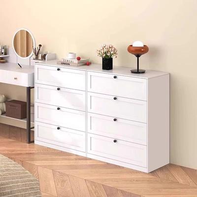 202503头家用钢制斗柜金属收柜卧室储物床屉边柜玄关门厅装纳饰柜