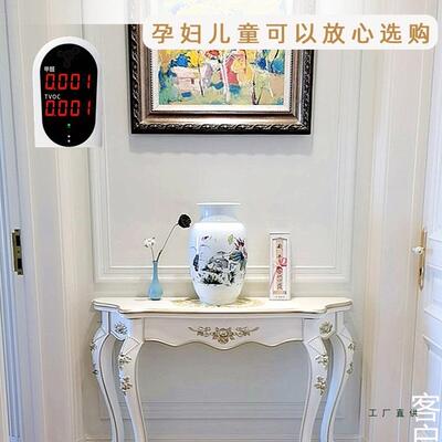 VGX玄柜欧式桌子墙靠端关景台走廊边柜隔断客厅轻奢半圆进门户入