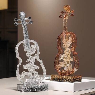 房艺术提琴摆件感无品牌/客厅落地轻奢玄关电小视柜样酒柜板软装