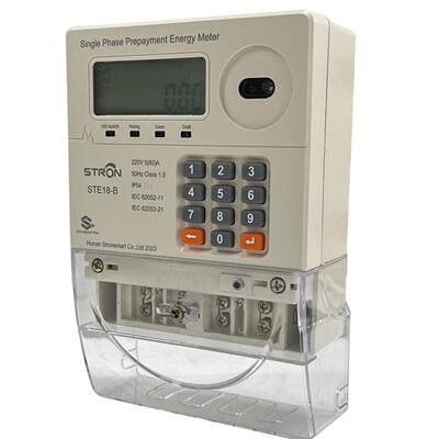StTE-18预付费单相电表按键式Sing707leBPhaeKesypadElecri智能