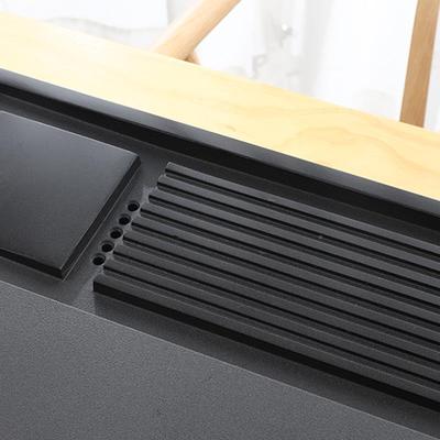 天然乌简金石家茶盘单盘用约整茶具客厅块石头TThrgggf茶海茶台盘