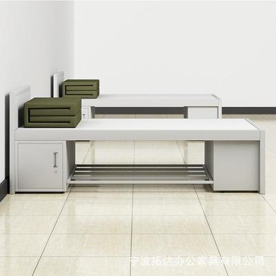 上制式营具宿舍铺双层床KUB单人学下双人铁艺床更衣柜学习电脑桌