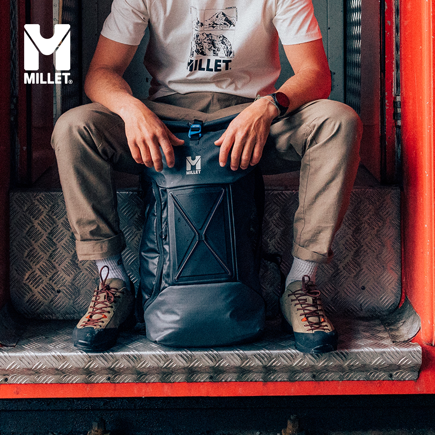 【新品】MILLET觅乐CHAMONIX系列男女同款15升+5升双肩包 MIS2482