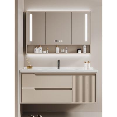 7轻奢智体能卫间一盆现代简约浴室柜组K合定生F77H5TSS制洗手脸盆