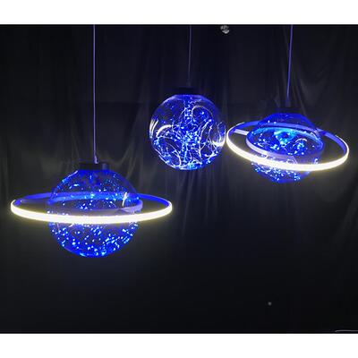 新款UEJ庆道具梦幻太空球星空球透眀星空婚礼台舞吊顶橱窗布置婚