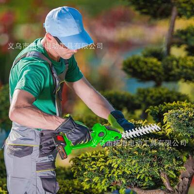 电篱笆剪两用充动电式修枝割剪草机绿化带园修剪锂电绿篱SPQ修剪