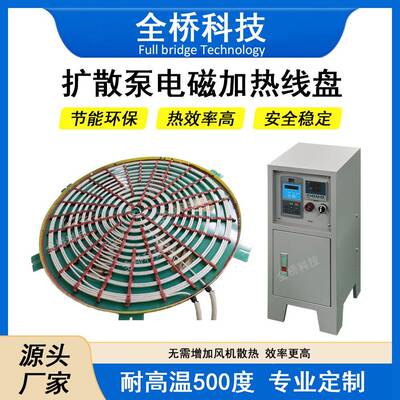 电磁方形BYI加热线圈扩散泵线电磁感应加热线圈电磁感应加线热圈