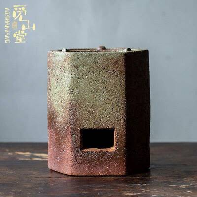 柴古烧围炉酒煮茶器工纯手417粗陶风炉木炭复煮茶炉固体精炉烧水