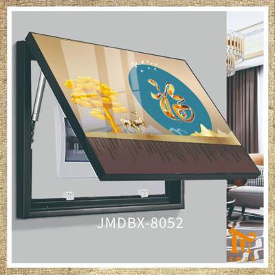 电表箱装饰画可467拉推遮挂可翻盖免打孔现代简约挡箱画壁画开关