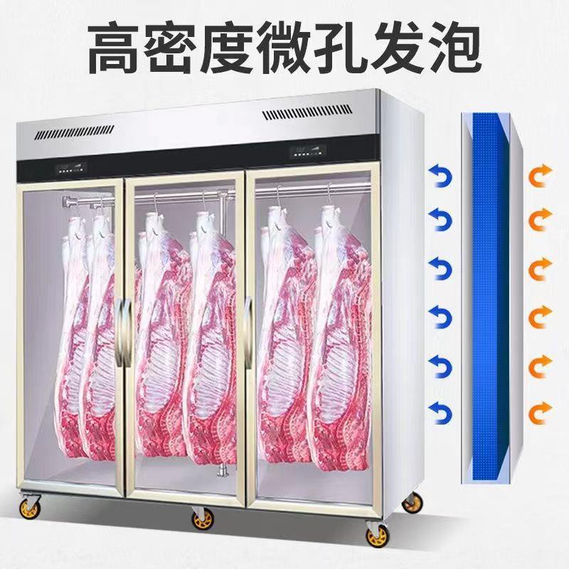 挂肉冻柜商鲜用大容量保641鲜柜鲜肉冷柜羊肉立式冰柜肉排酸展示