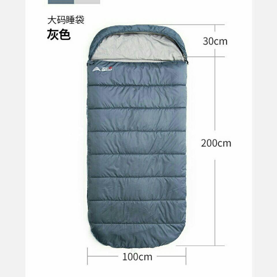 睡袋成人AL100285户外冬加宽厚露营四季季通用防寒保暖单人大便携