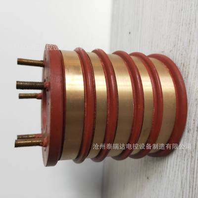 炒机集电五通咨询02道集电环滑环五路环集电环导电环货工业集电环