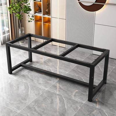 桌腿支吧架金属桌架铁艺烤漆餐桌脚办公焊桌子铁艺茶MQS几腿台腿