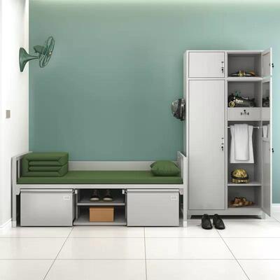 14制式款床高低床双人床加钢制排上下铺单位班桌00132厚椅学校上