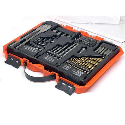 热销8件6头套装工具电钻配套孔螺丝批头86118木工开钻器