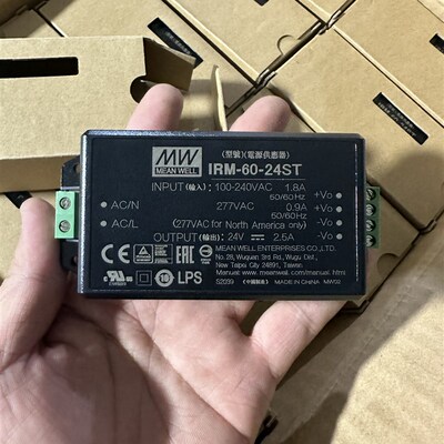 明纬IRM-60-24ST 开关电源60W模块24V超小型 24V2.5A 数量5000个